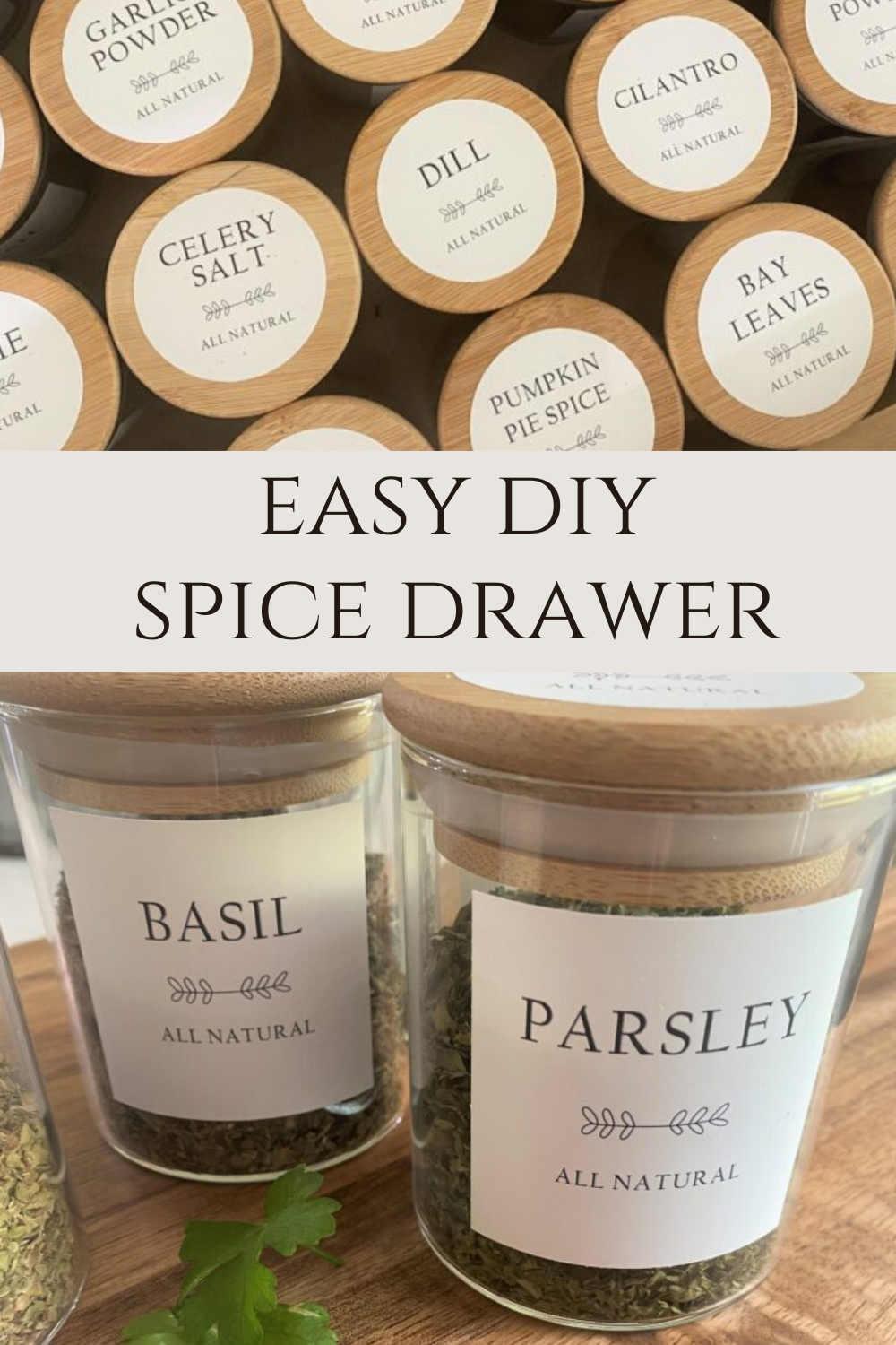How to make a DIY Spice Drawer – Home on Henning Road